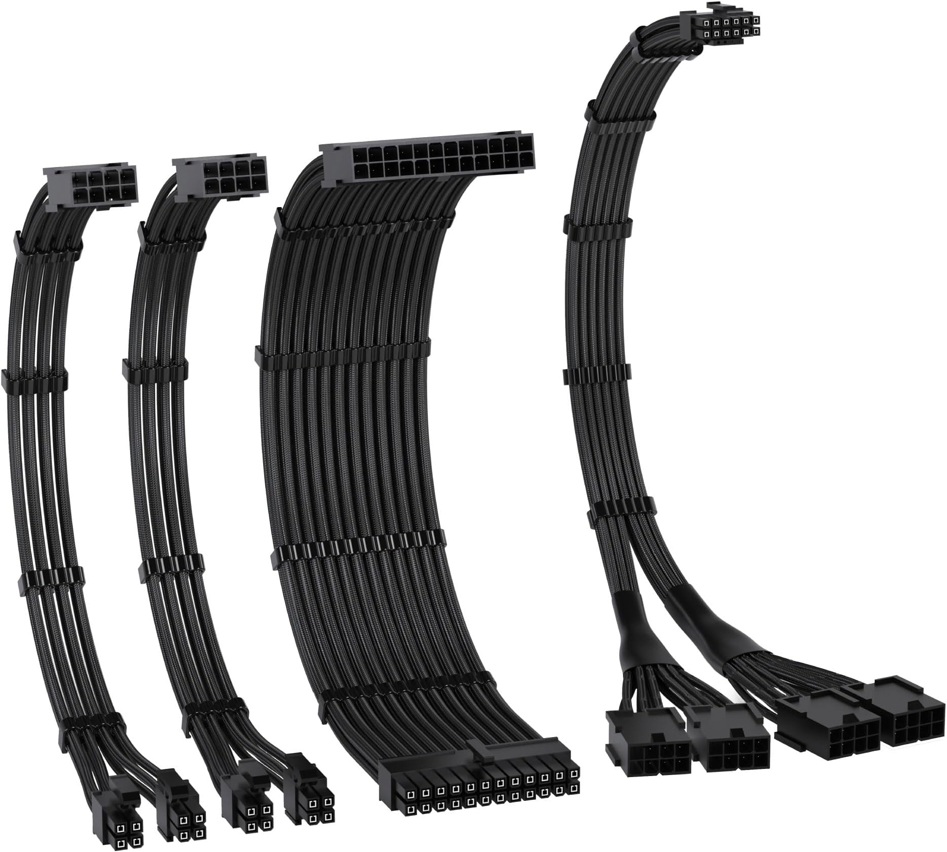 Amazon | EZDIY-FAB PCIe 5.0 12VHPWR 電源専用 PSUケーブル 延長スリーブケーブル、24ピン ATX/(4 ...