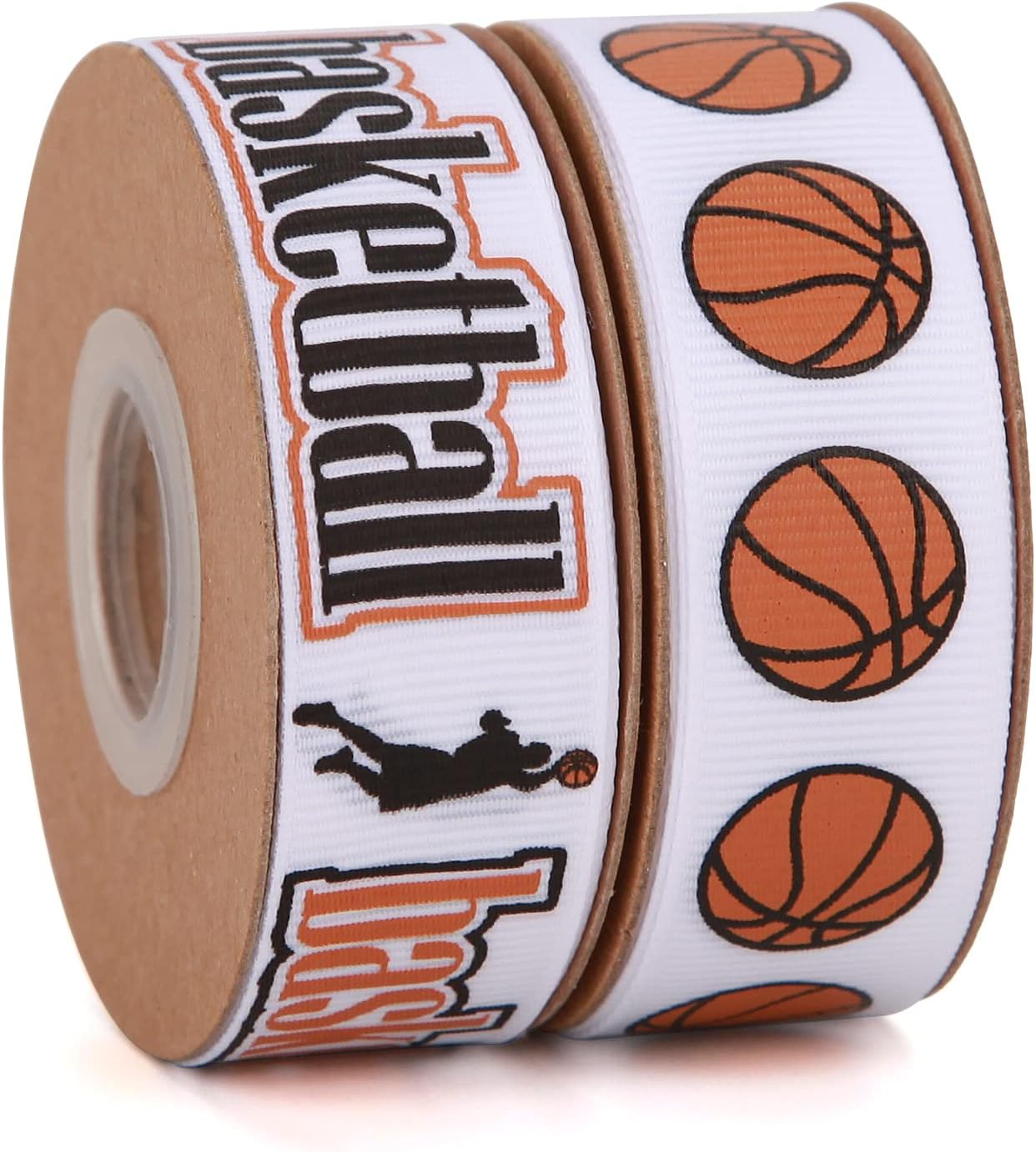 Amazon.com: Meseey 2 Rolls 20 Yards Sport Ball Ribbon3/4Inch Fabric ...