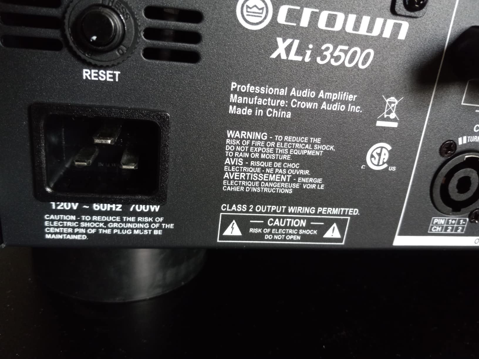 $49/mo - Finance Crown XLi800 Two-channel, 300-Watt at 4Ω Power ...