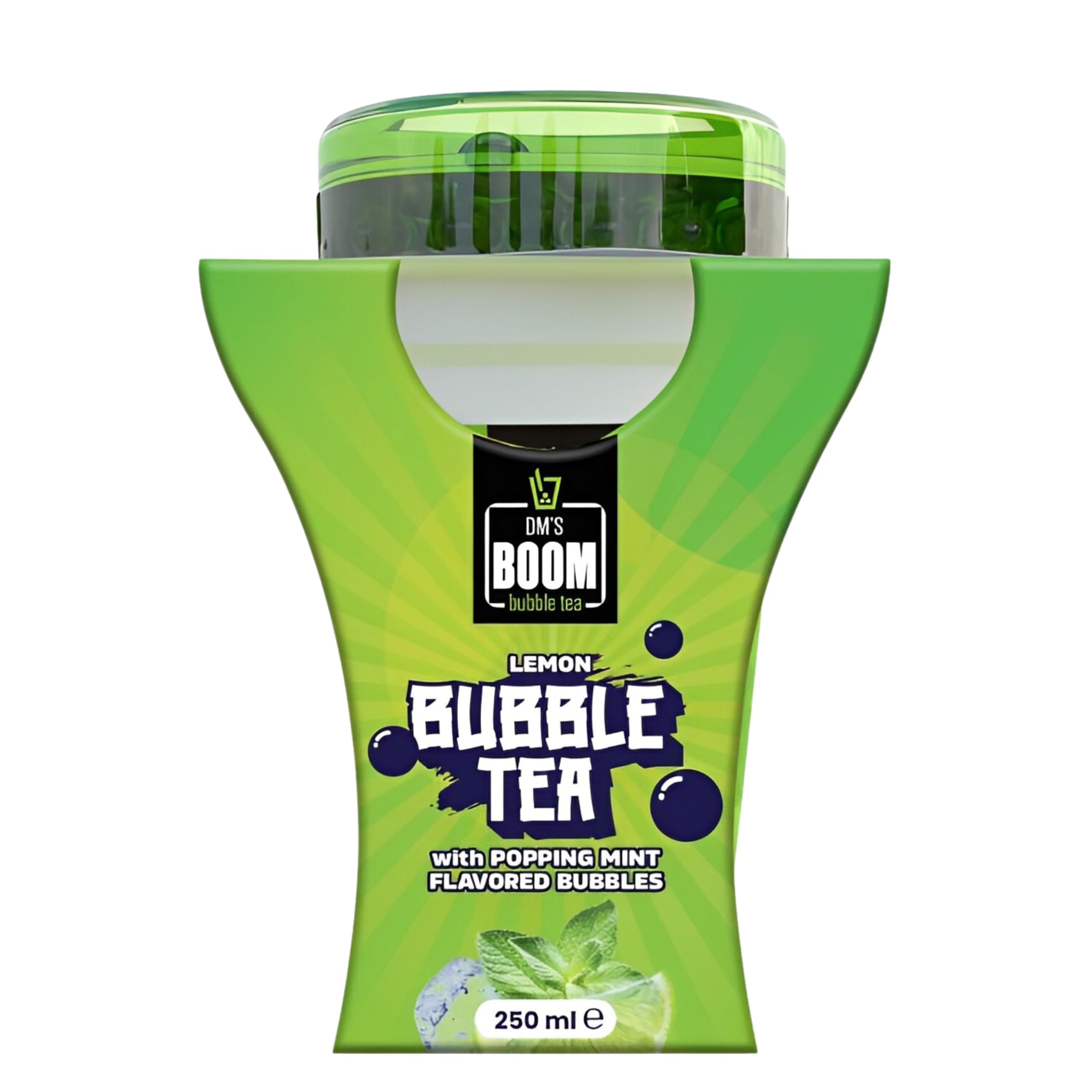Dms Boom Bubble Tea Lemon Bubble Tea With Popping Mint | Desertcart INDIA