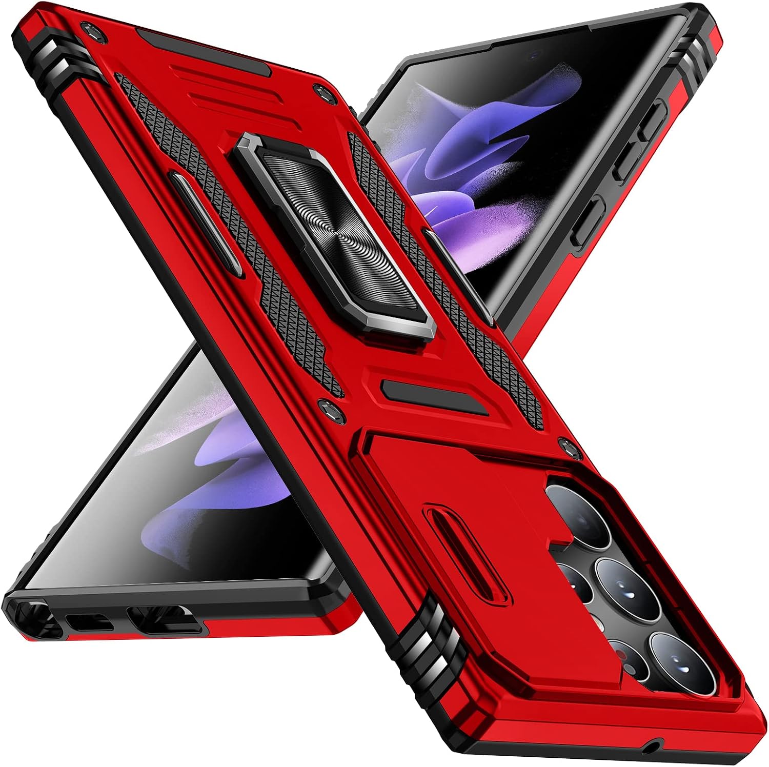 Amazon.com: YSLBWLE for Samsung Galaxy S23 Ultra Case with Kickstand ...