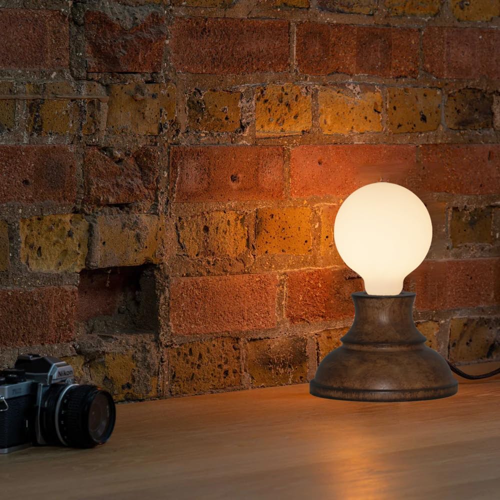 LUXON Beside Table lamp, Dimmalbe Small Table Lamp,Vintage Minimalist ...