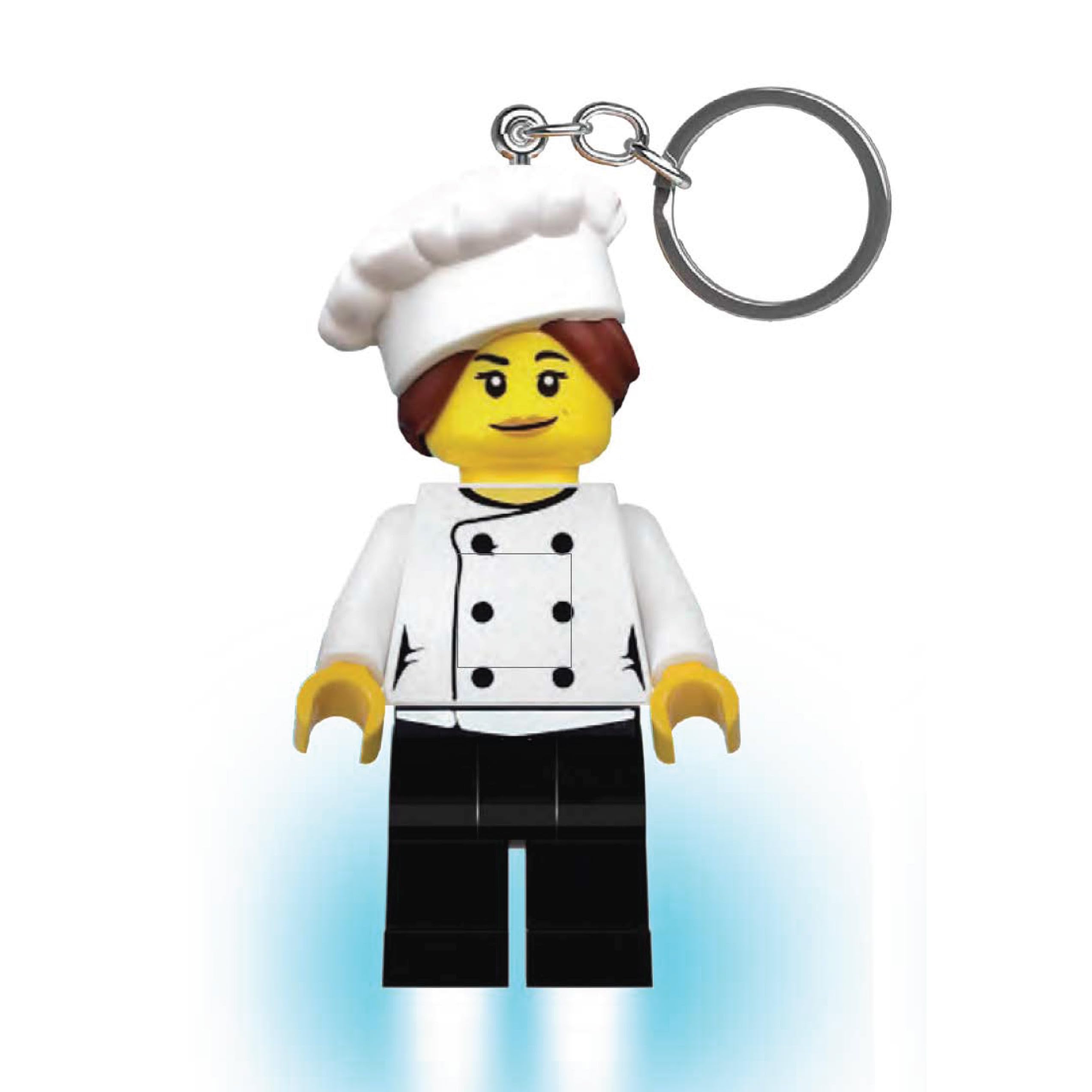 Amazon.com: LEGO Minifigures Keychain Light - Female Chef - 3 Inch Tall ...