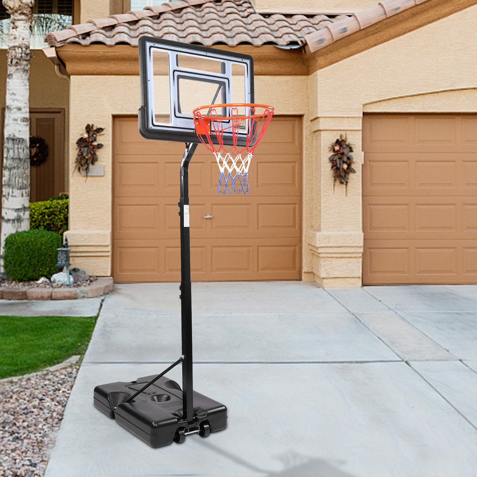 Snapklik.com : Portable Basketball Hoop Outdoor, 7-8.5 FT Height ...