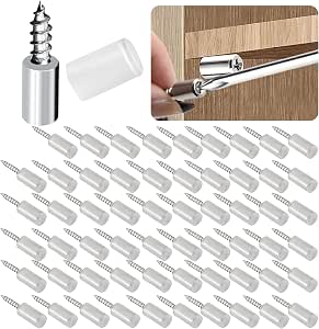 Amazon.com: YudeWater 60PCS Shelf Pins with Non-Slip Sleeve, Self ...