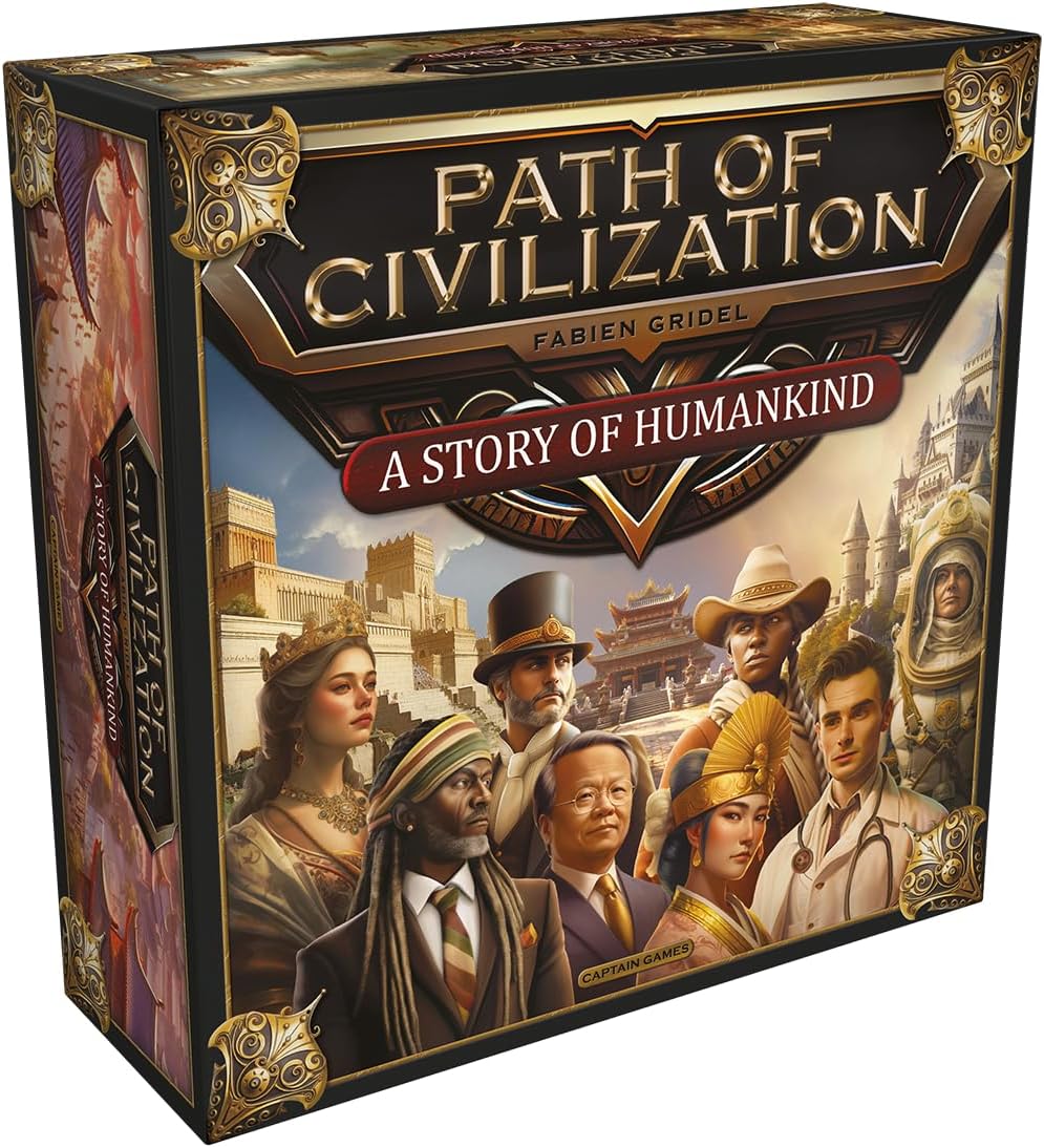 Captain Games, Path of Civilization, Kennerspiel, Brettspiel, 1-5 ...