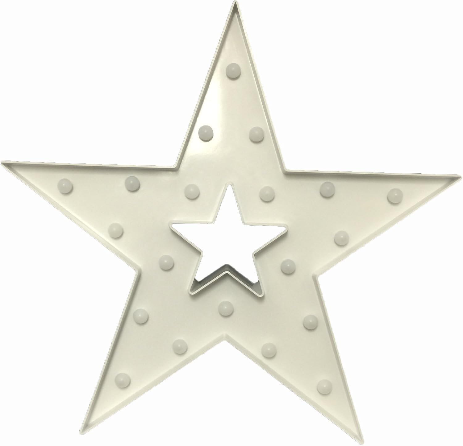Amazon.com: Creative Motion Battery-Operated Star Lighted Sign : Home ...