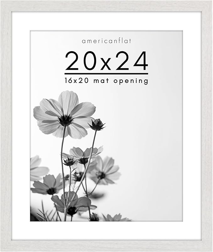 Amazon.com - Americanflat 20x24 Picture Frame with Polished Plexiglass ...
