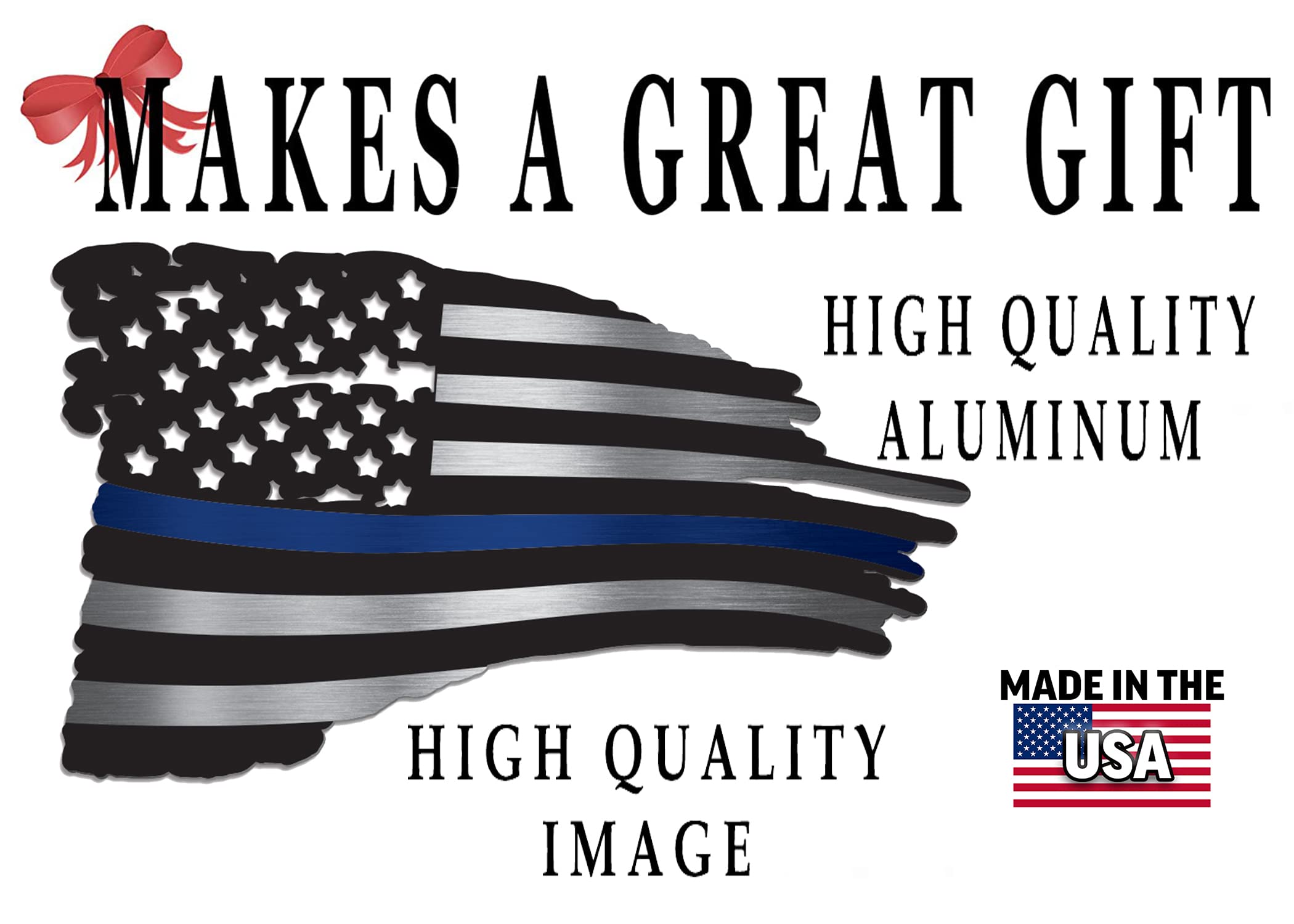 Blue Line Flag Correctional Wallpaper
