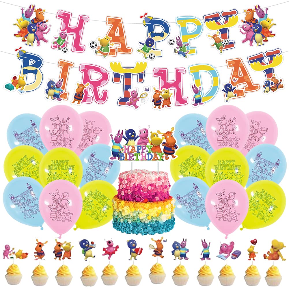 Buy BESTZY Backyardigans Party Decorations, 33 Pieces Backyardigans ...