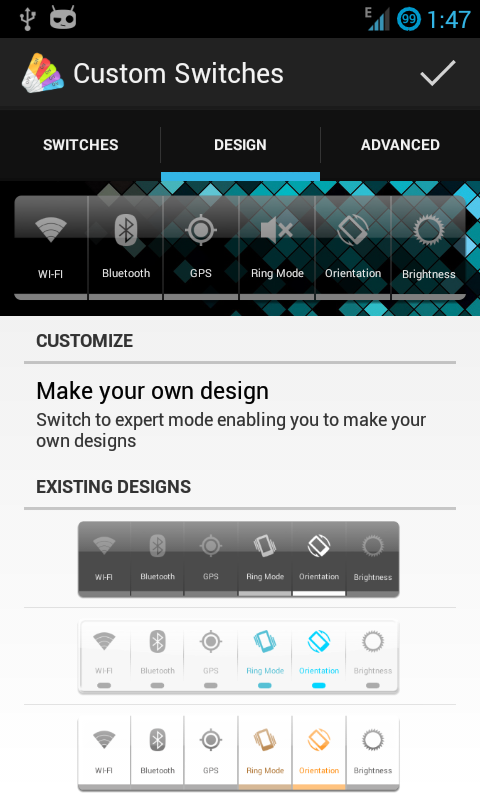 Custom Switches - App on Amazon Appstore