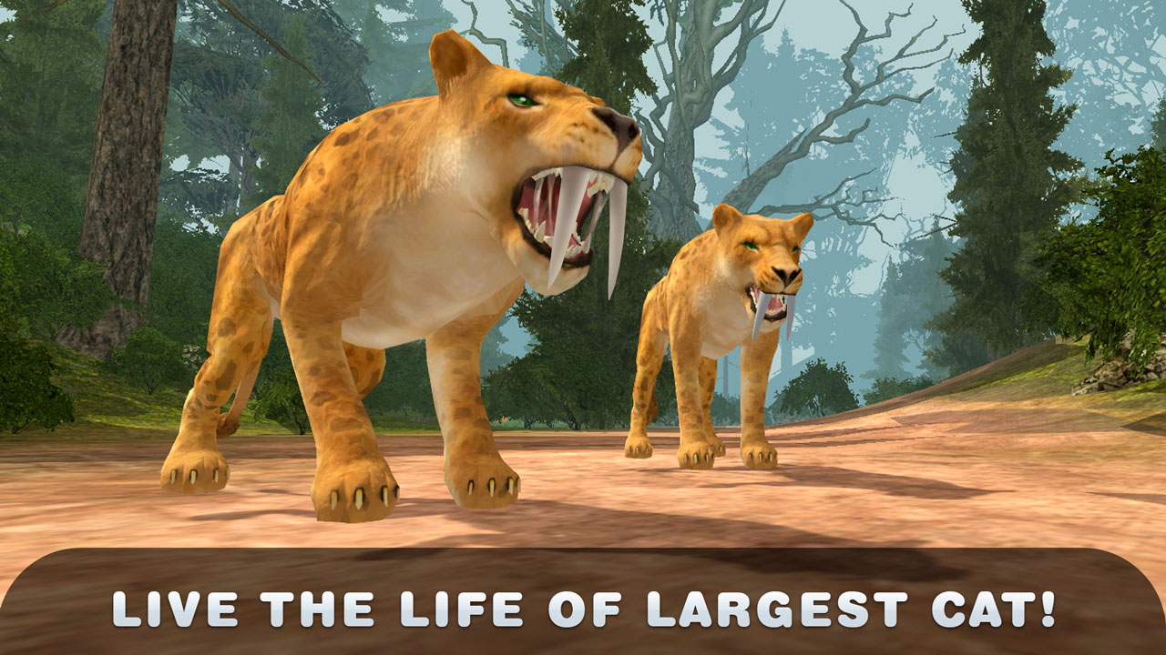 Sabertooth Tiger Survival Simulator 3D-Amazonアプリストアのアプリ