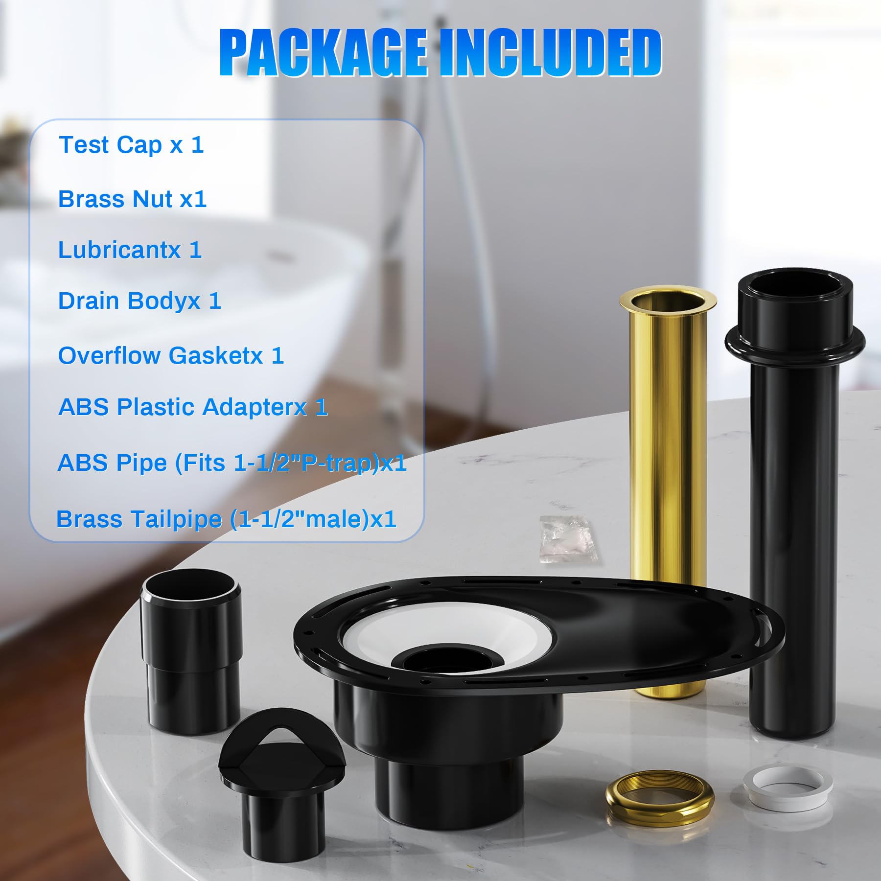 Bathtub Drain Rough-in Kit Easy Drain Freestanding Bathtub Drain ...