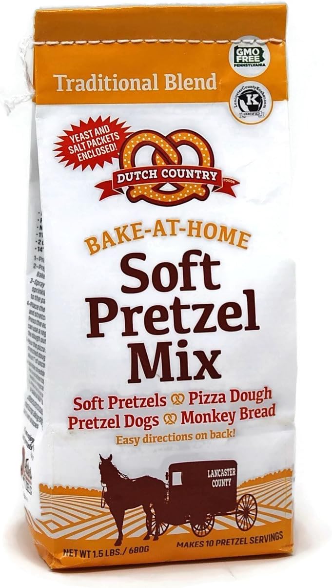 Amazon.com : King Arthur Baking Company Soft & Chewy Pretzel Bites Mix ...