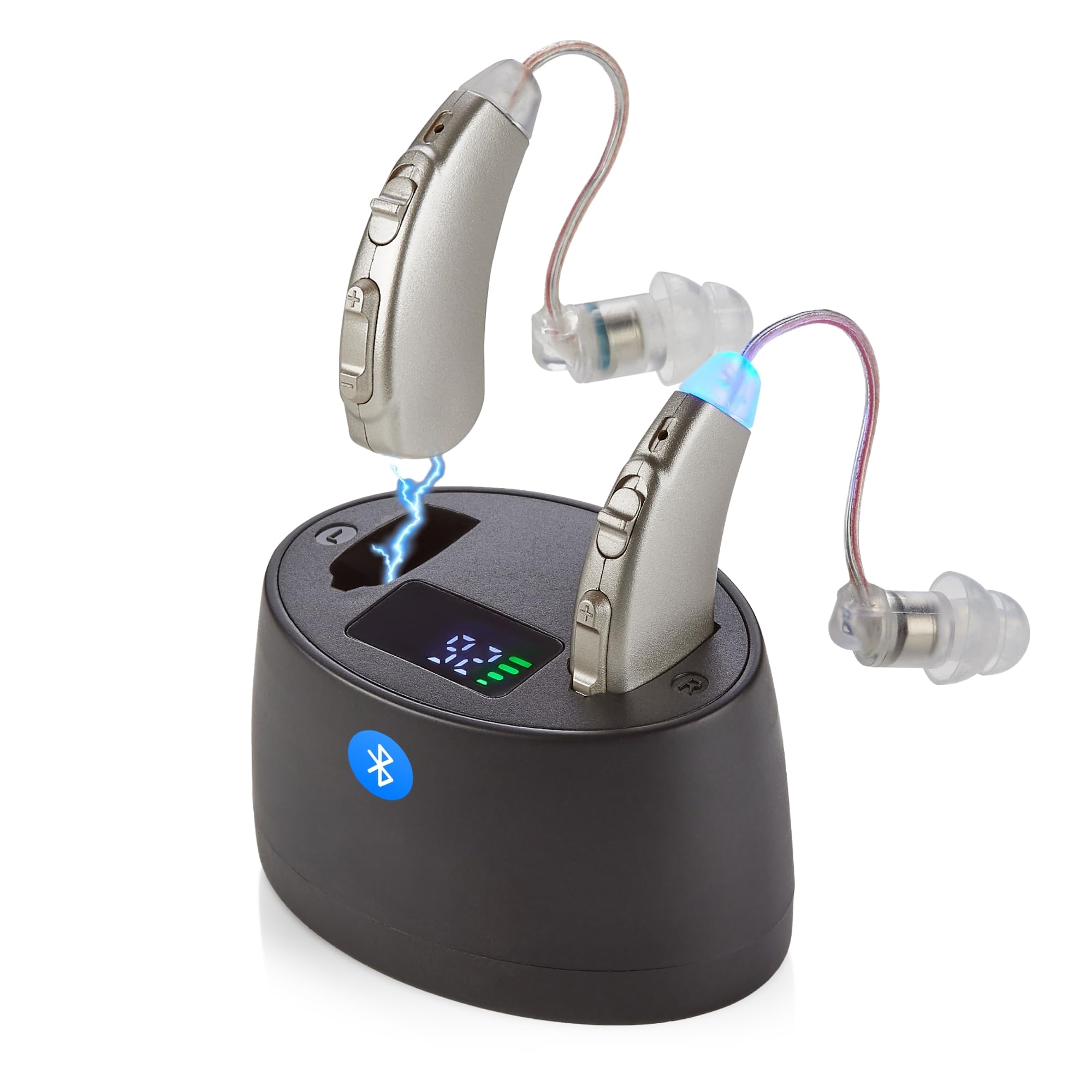 Amazon.com: Premium Bluetooth Rechargeable Hearing Aids for Seniors ...