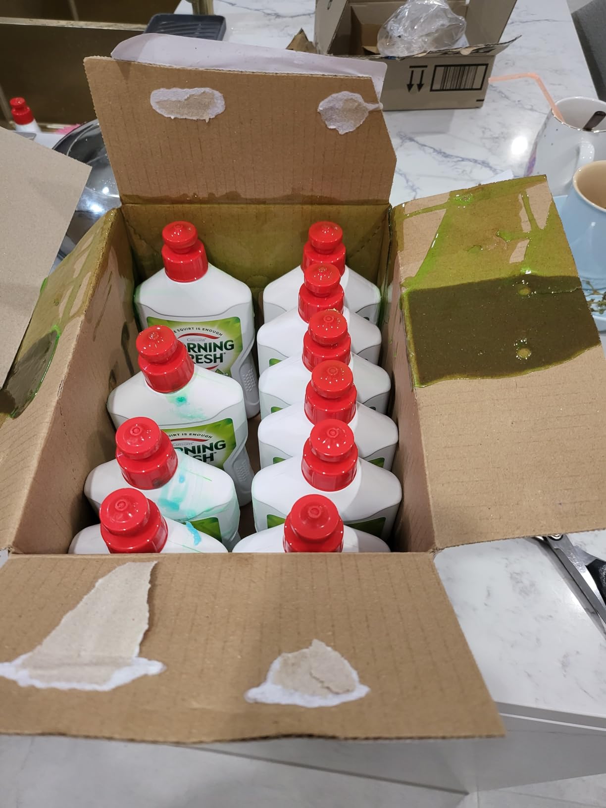 Morning Fresh Strawberry and Guava Dishwashing Liquid, 400 ml (Pack of ...