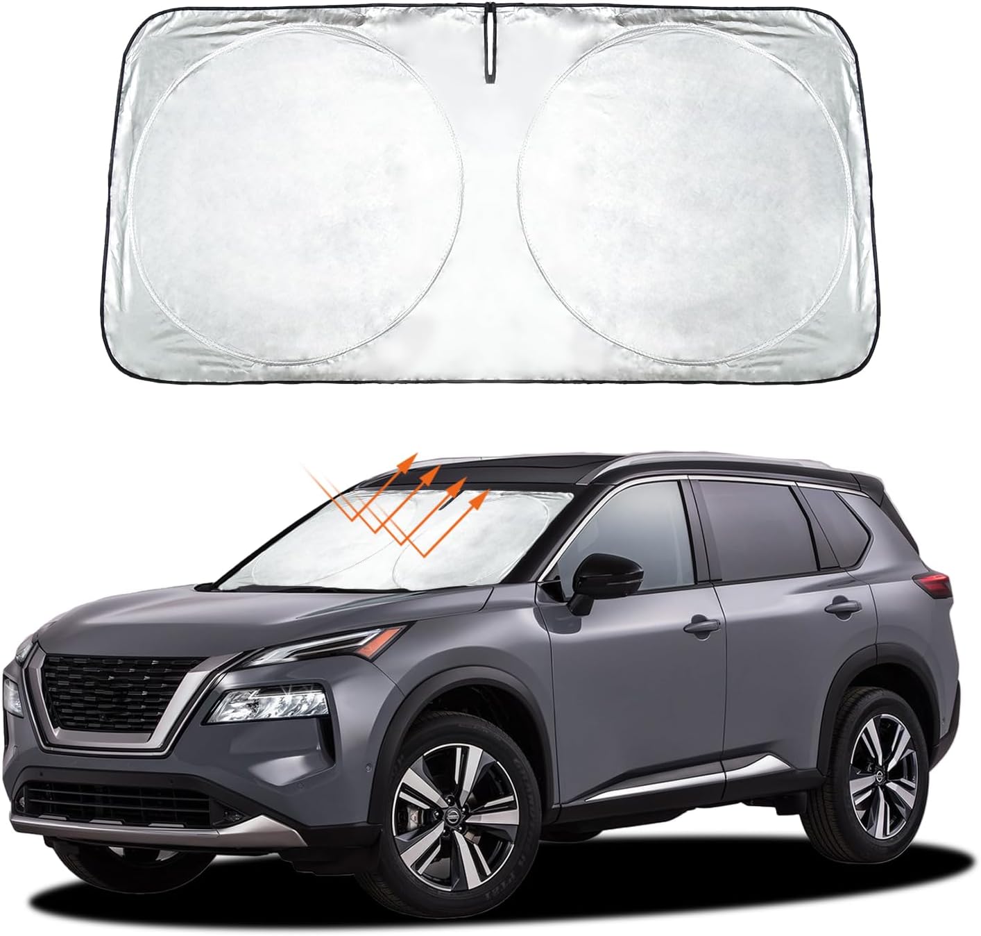 Amazon.com: INSAUTO for Rogue Windshield Sun Shade Sunshade Foldable ...