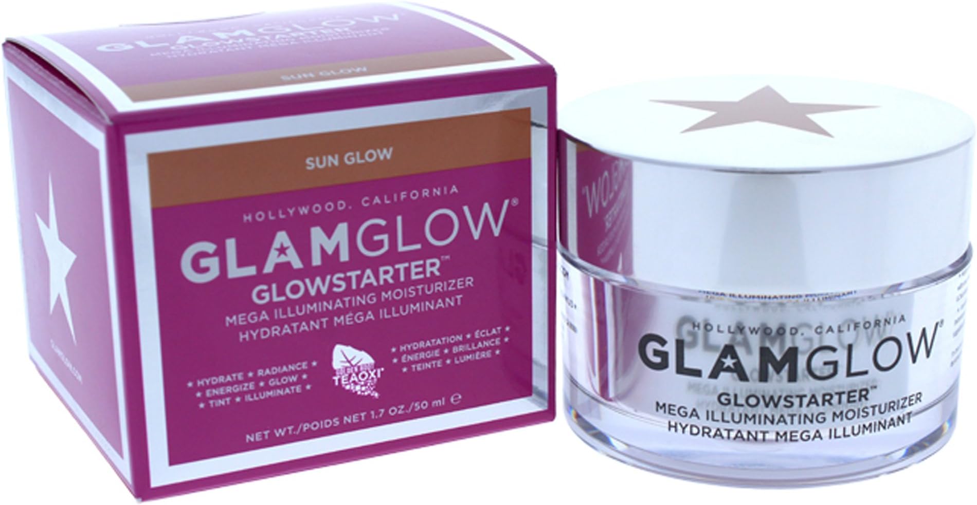 Amazon.com: Glamglow Glow Starter Mega Illuminating Moisturizer, Sun ...