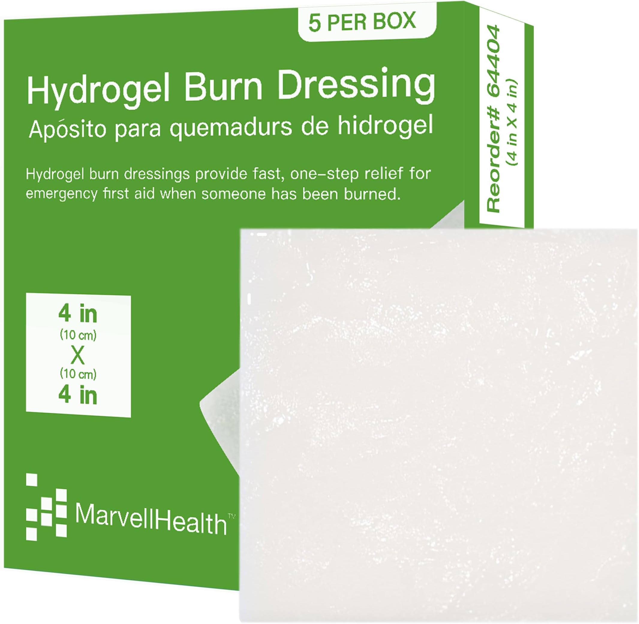 Amazon.com: Spenco 2nd Skin Moist Burn Pads, 6 Count : Health & Household