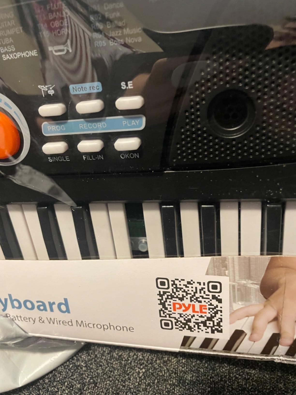 Amazon.com: Pyle, Electric 49 Keys-Portable Digital Musical Karaoke ...