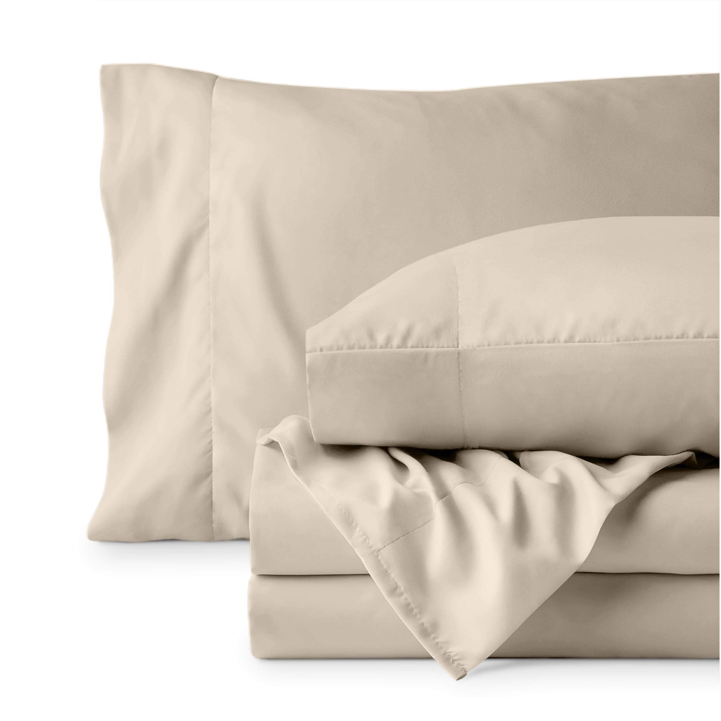 Amazon.com: Ivy Union Full Extra Long Sheet Set - Breathable & Cooling ...