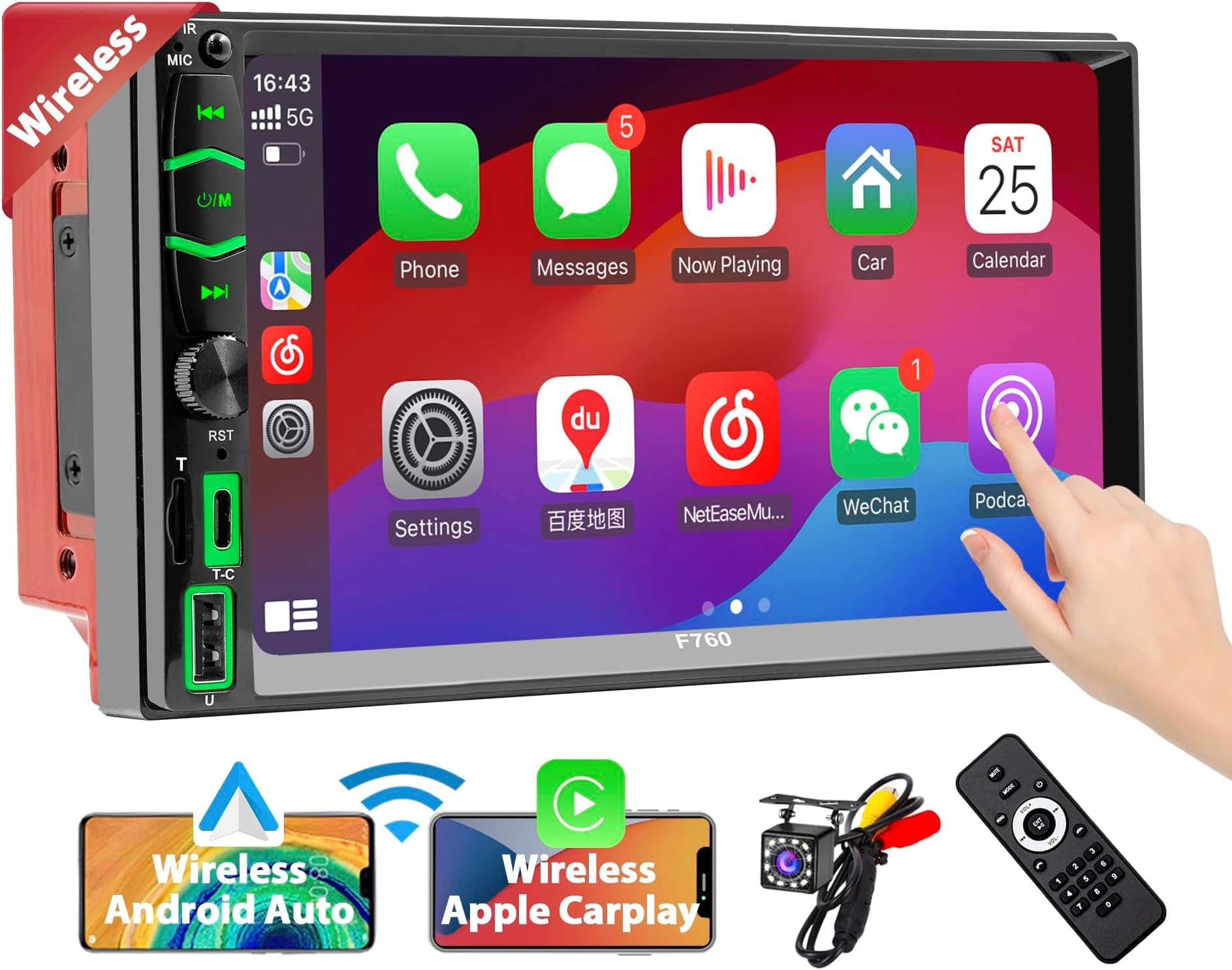 Amazon.com: Dual Electronics Kubota Tractor Radio | 7-Character LCD ...