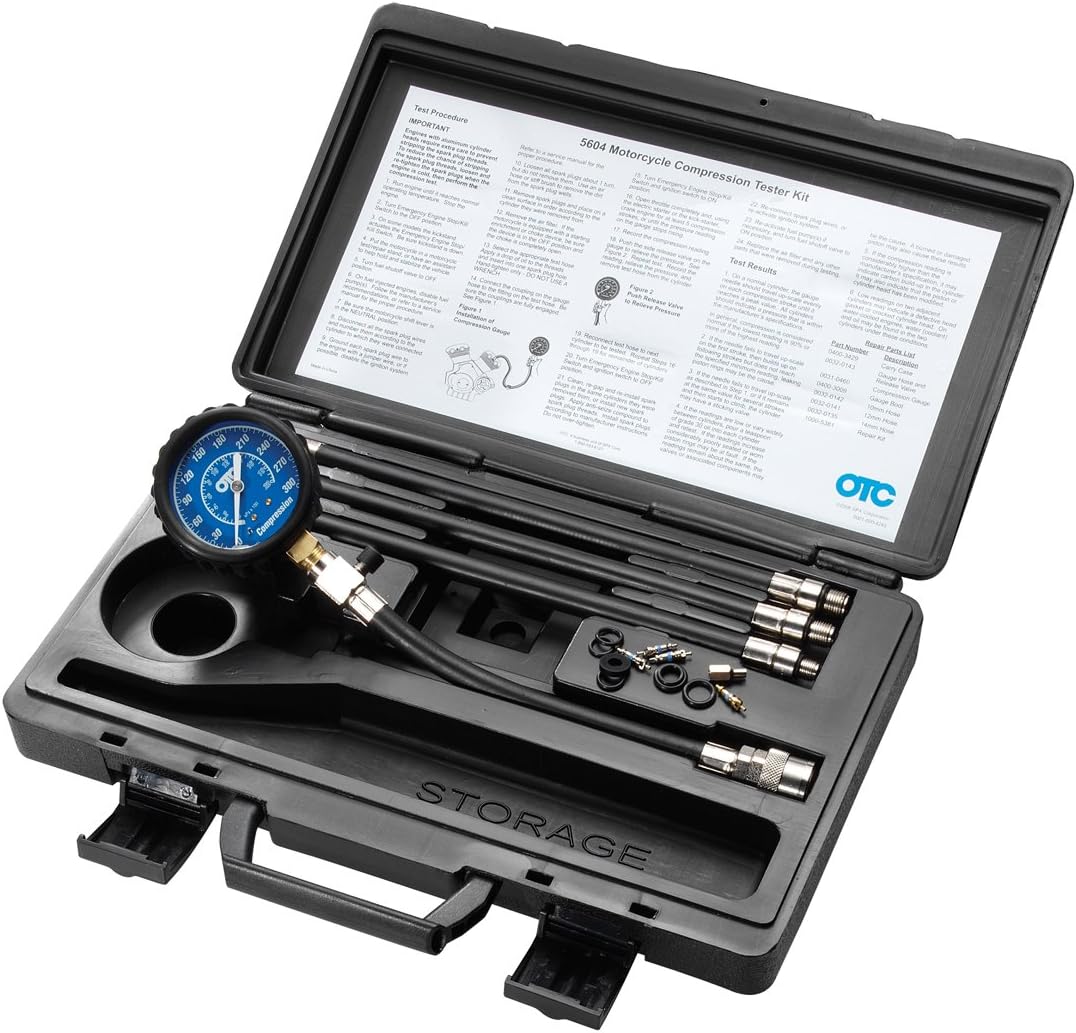 Amazon.com: OTC 5604 Motorcycle Compression Tester Kit : Automotive