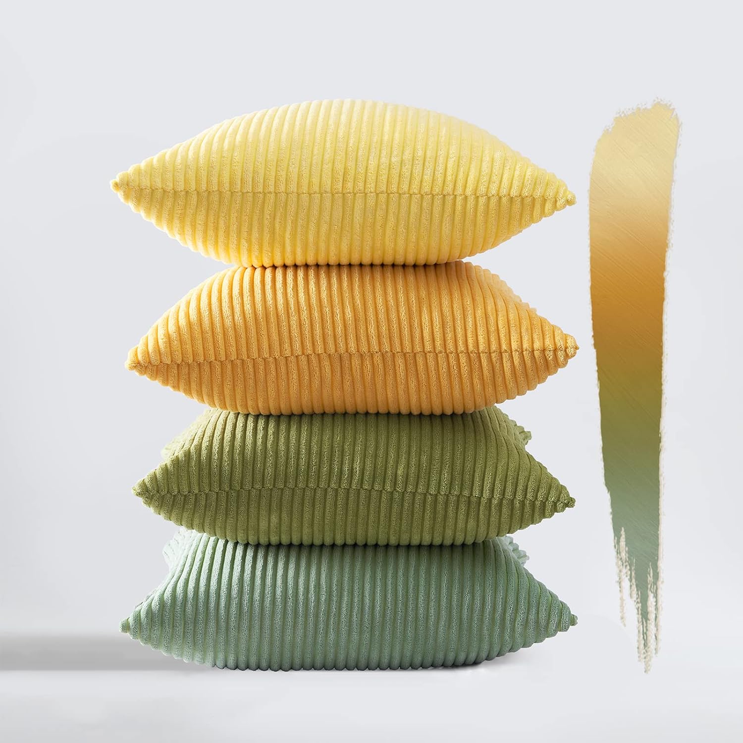Amazon.com: Topfinel Decorative Throw Pillow Covers 18x18 Inches Set of ...