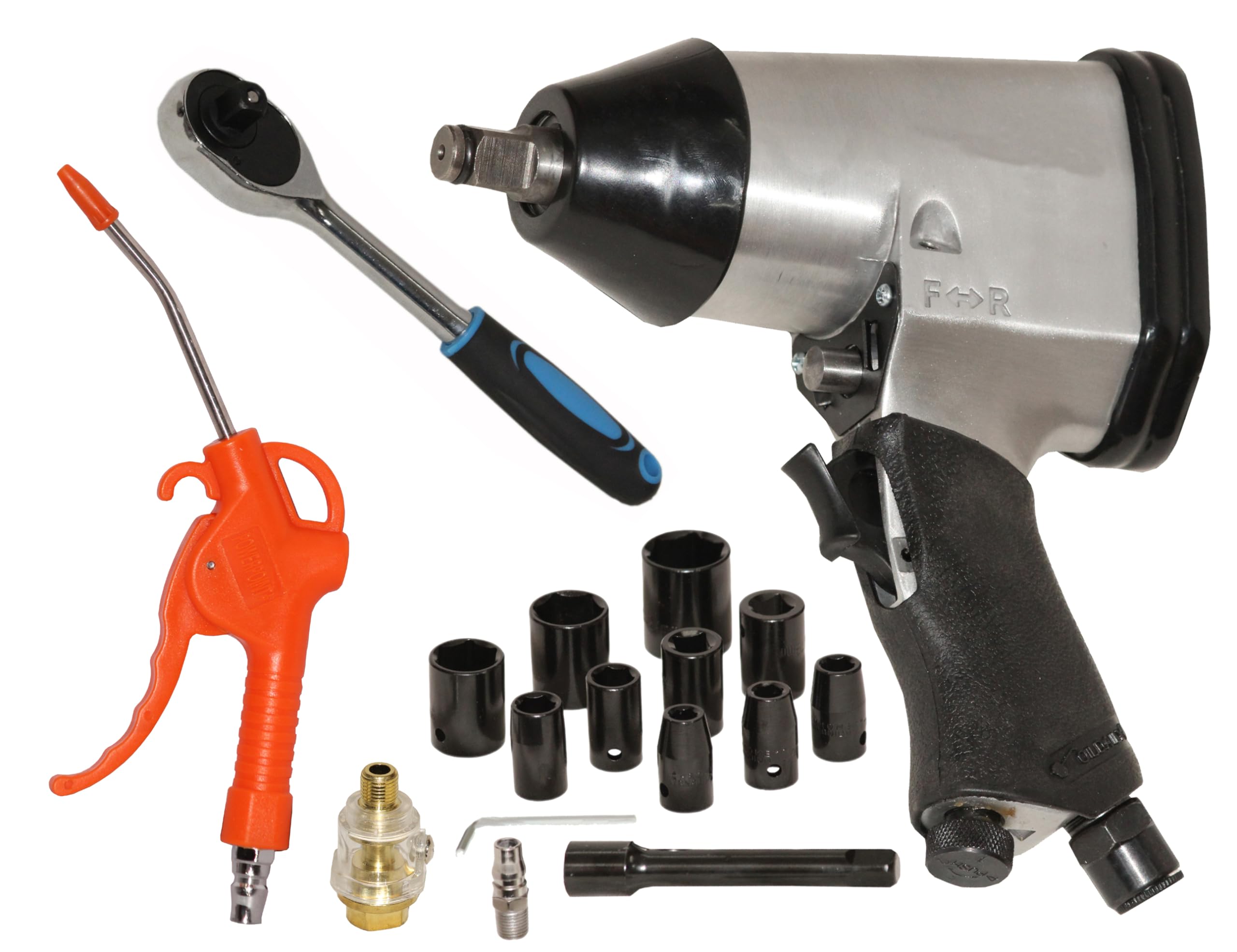 Digital Craft 1/2 Air Wrench Pneumatic Impact Wrench Car Repairing ...