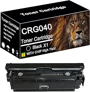 Amazon.com: CRG040 Toner Cartridge CRG-040 with Chip Compatible Replacement for Canon CRG040 ...