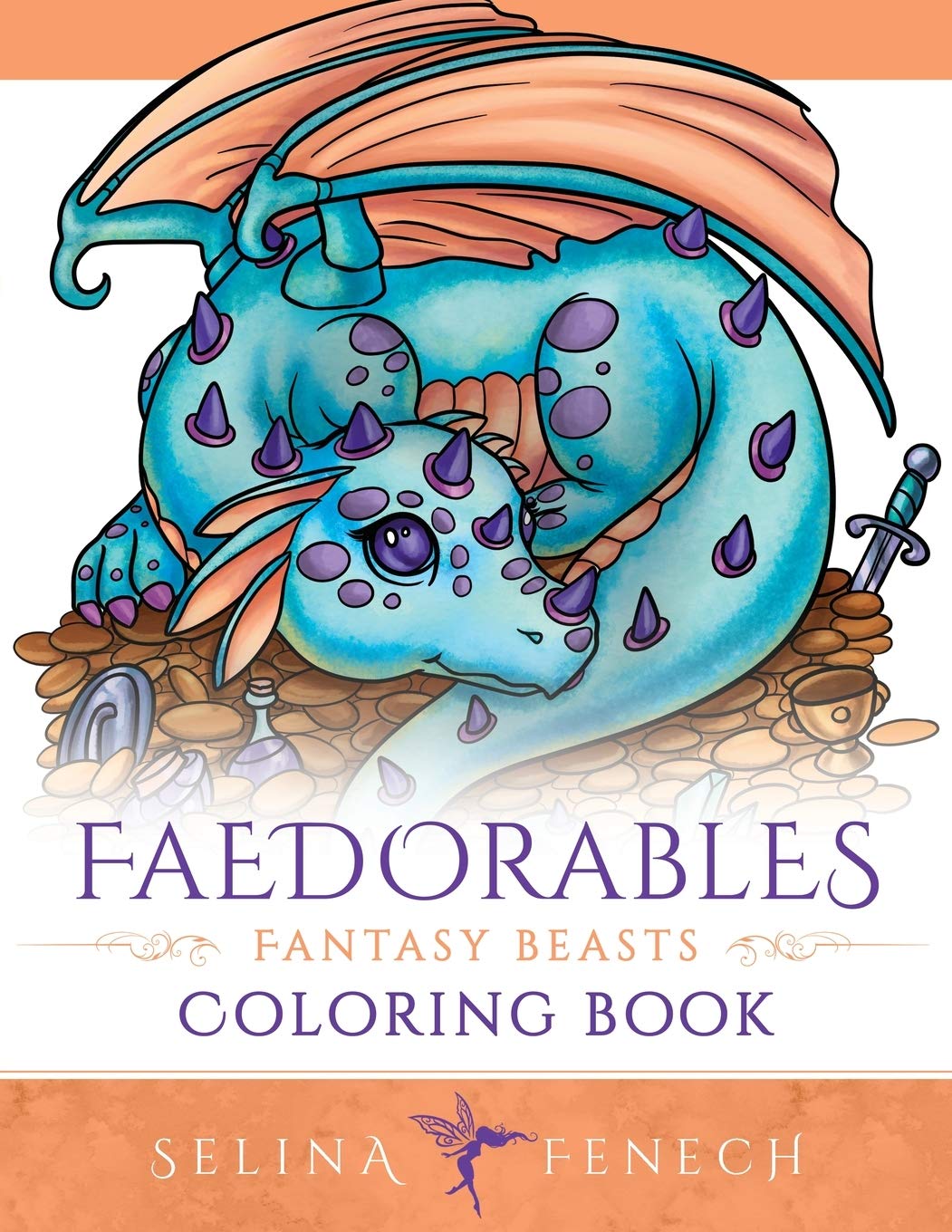 Faedorables Fantasy Beasts Coloring Book (Fantasy Coloring By Selina ...