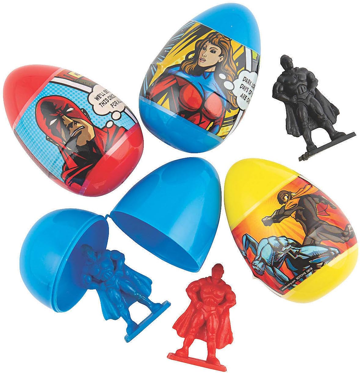 Amazon.com: Fun Express Superhero Filled Easter Eggs : Toys & Games