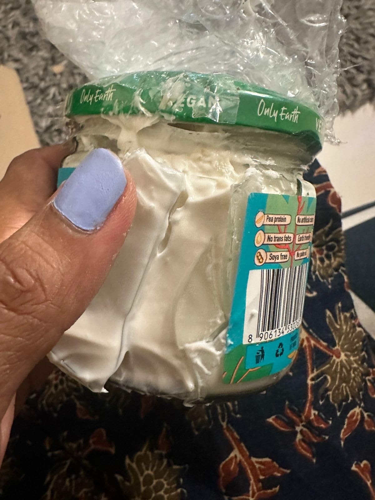 Only Earth Dairy Free Mayonnaise 300gm | No Palm Oil | Pea Protein ...