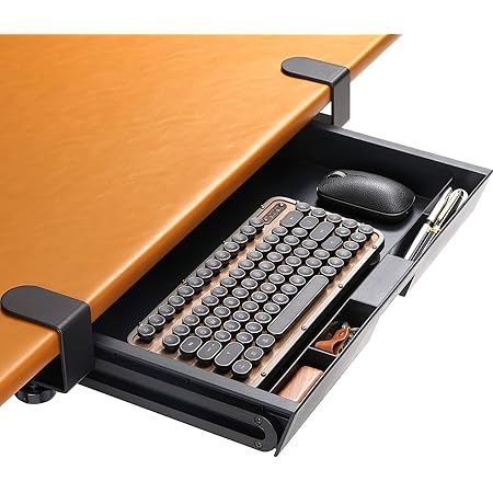 Amazon.com : HUANUO Keyboard Tray, Pull Out Drawer Under Desk ...