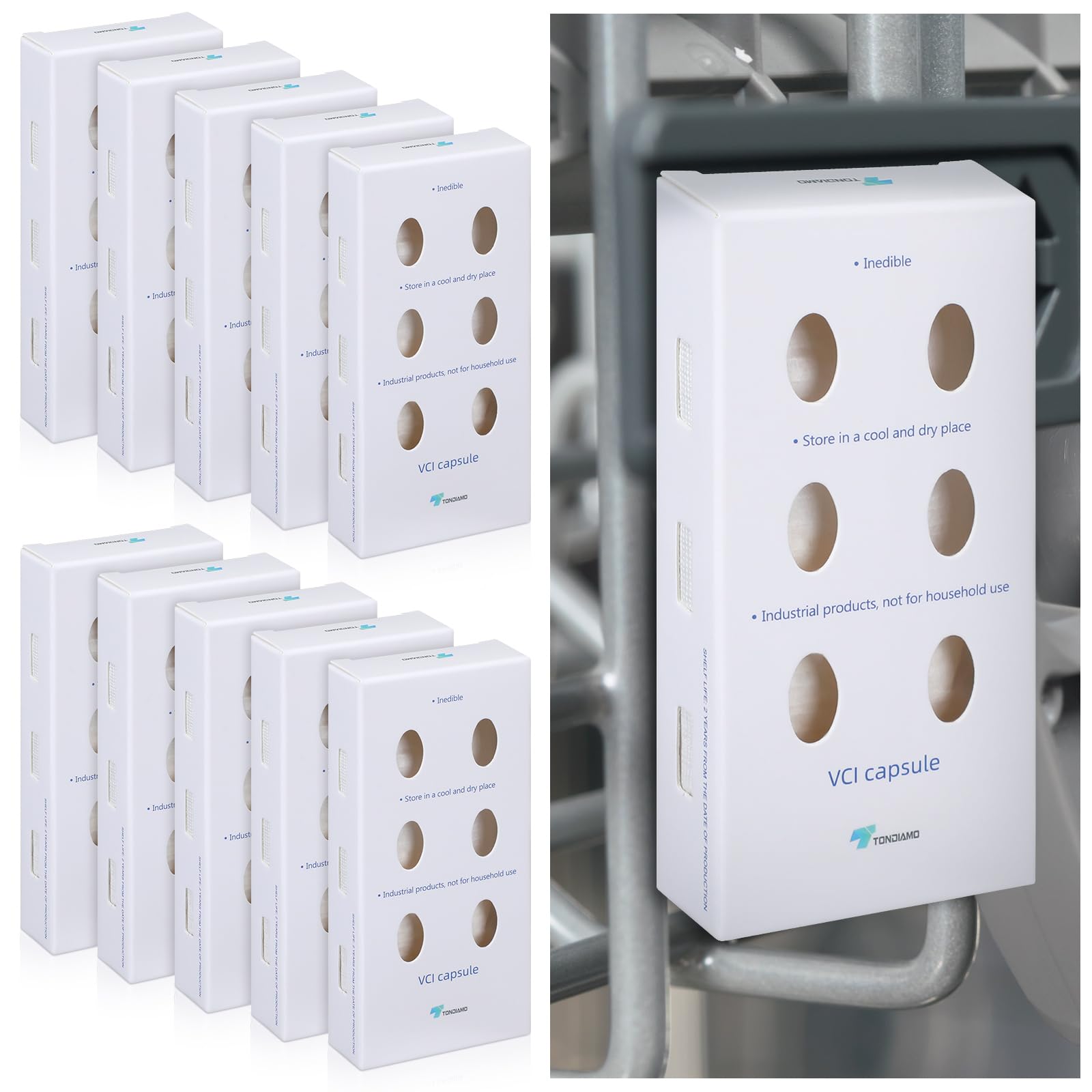 Buy 10 Pack VCI Vapor Rust Preventive VCI Emitter Diffusers Volatile ...