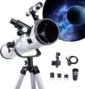 Amazon.com : Telescope, 700mm/76mm Astronomical Telescope to View Moon ...
