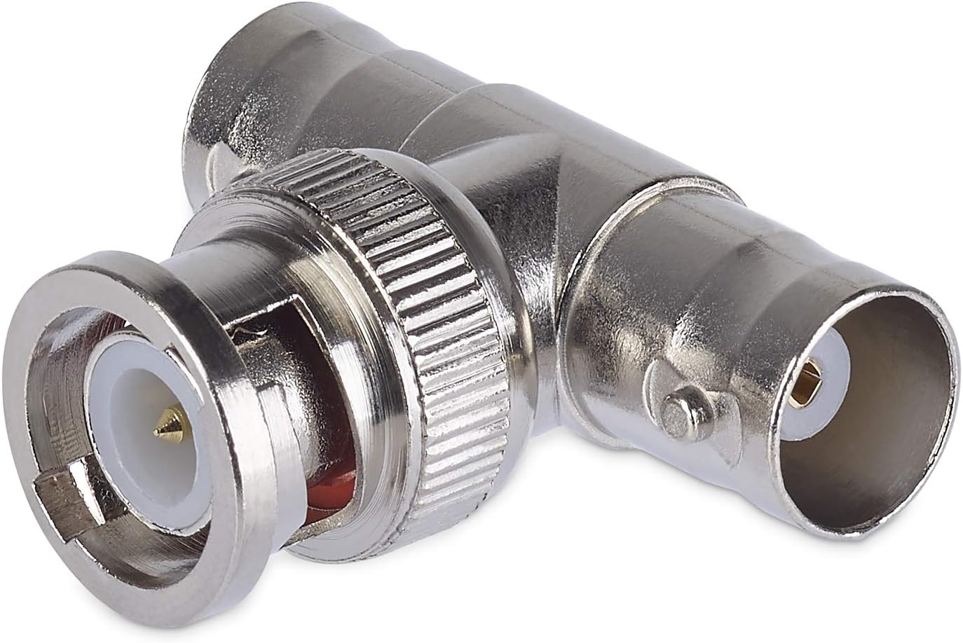 SSL 100-Pack 3-Way BNC Adapter – One Male to Two Female RF Coaxial ...