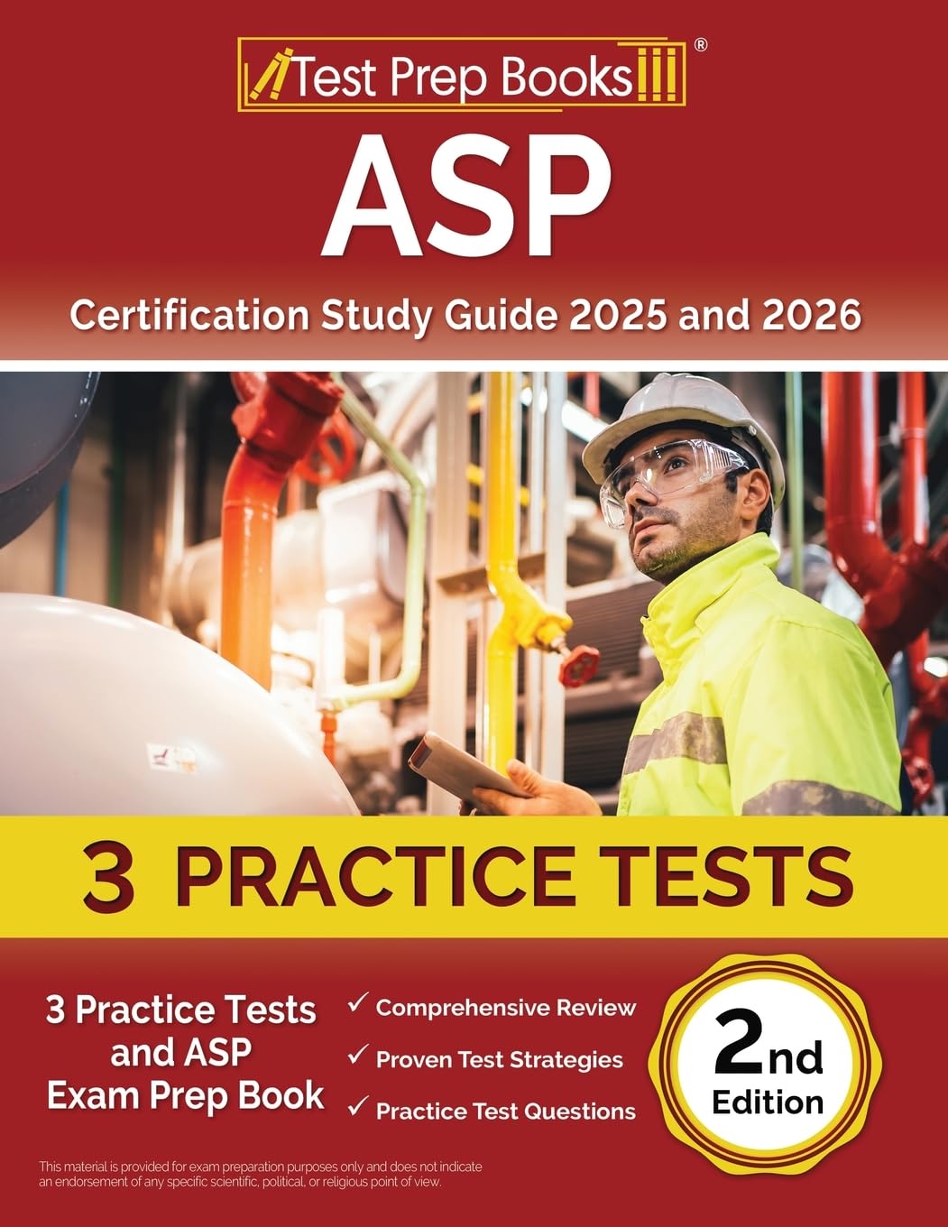 ASP Certification Study Guide 2025 and 2026: 3 Practice Tests and ASP ...