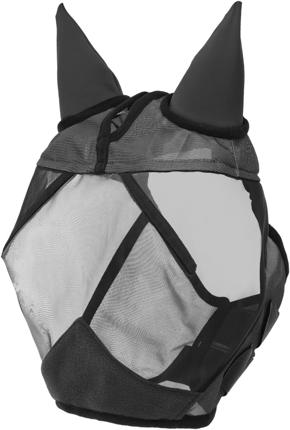 Nobleza Mesh Fly Mask With Ears, Half Face Masks, Breathable Anti ...