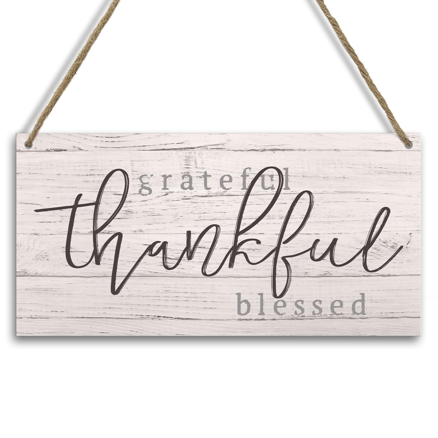 Amazon.com : Thankful Grateful Blessed Wall Decor, Blessed Signs for ...