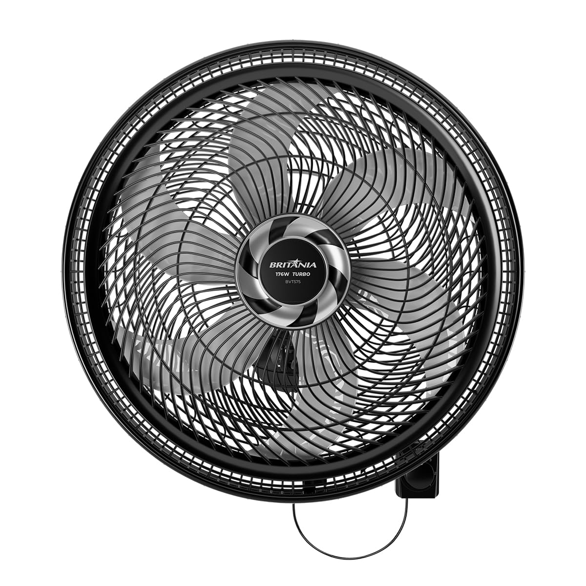 Ventilador de Parede Britânia BVT575 Maxx Force 6 Pás 176W 220V ...