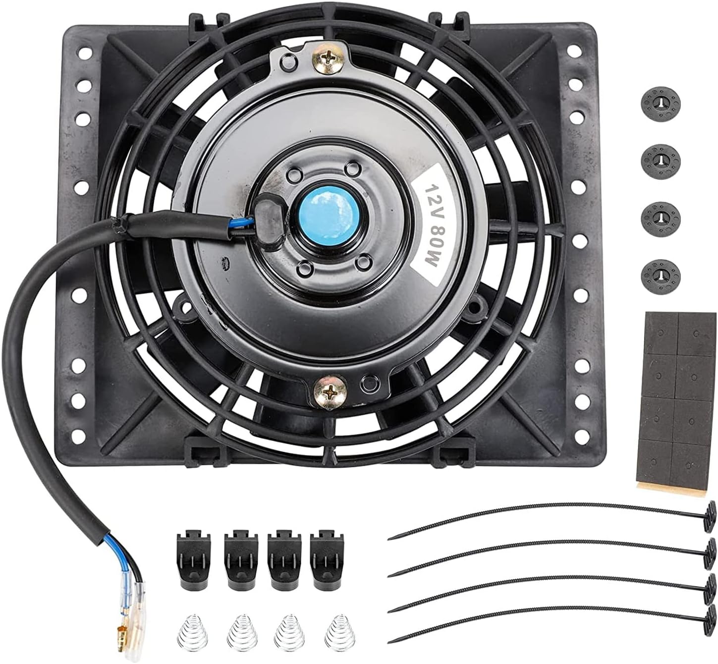 Amazon.com: Motorcycle Oil Cooling Fan, Universal Aluminum Motorcycle ...