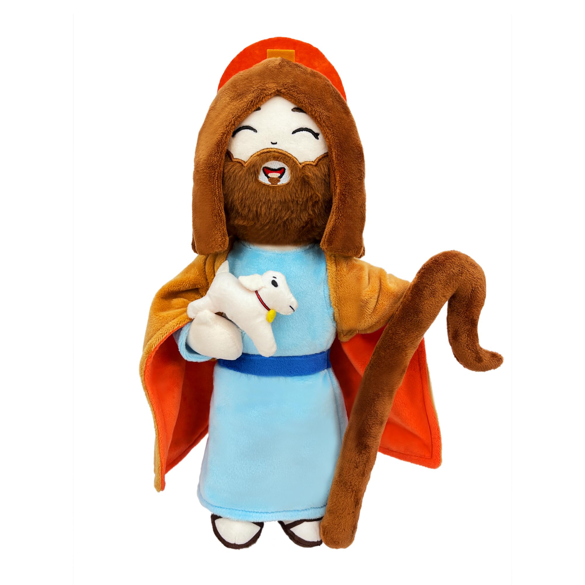Amazon.com: AYCTCYA Jesus Plush Christmas Jesus Stuffed Doll Brown ...