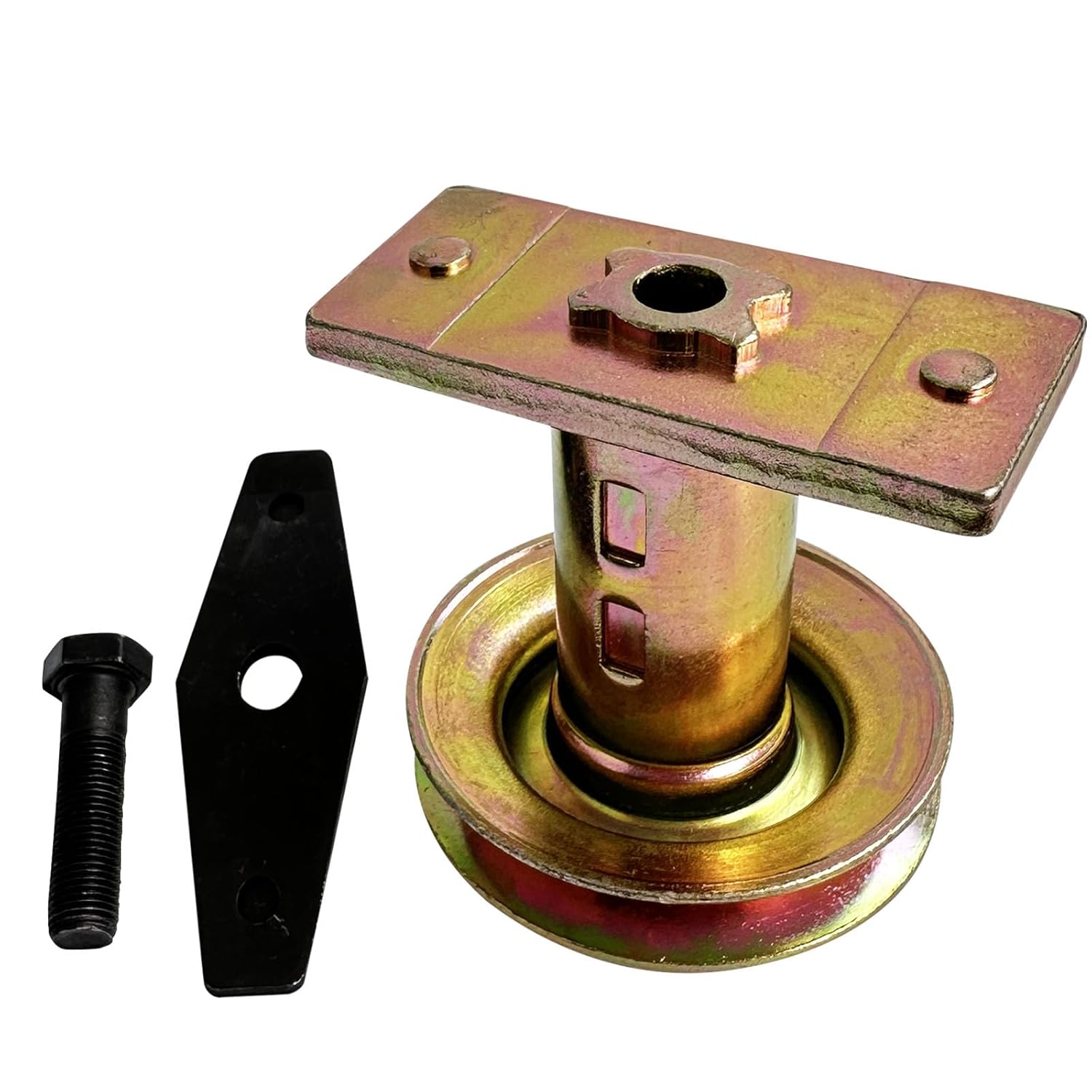 Amazon.com: 687-02528 Lawn Mower Blade Adapter with Pulley, Bell Blade ...