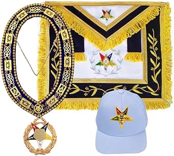 Amazon.com: Worthy Patron OES Apron - Gold & Silver Bullion Wire Hand ...