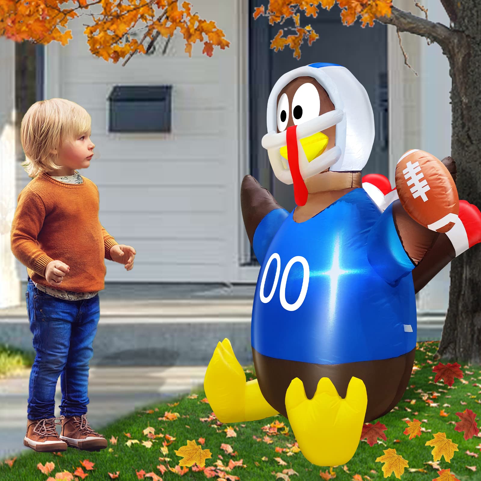 Snapklik.com : TURNMEON 4 Ft Thanksgiving Inflatable Decorations ...