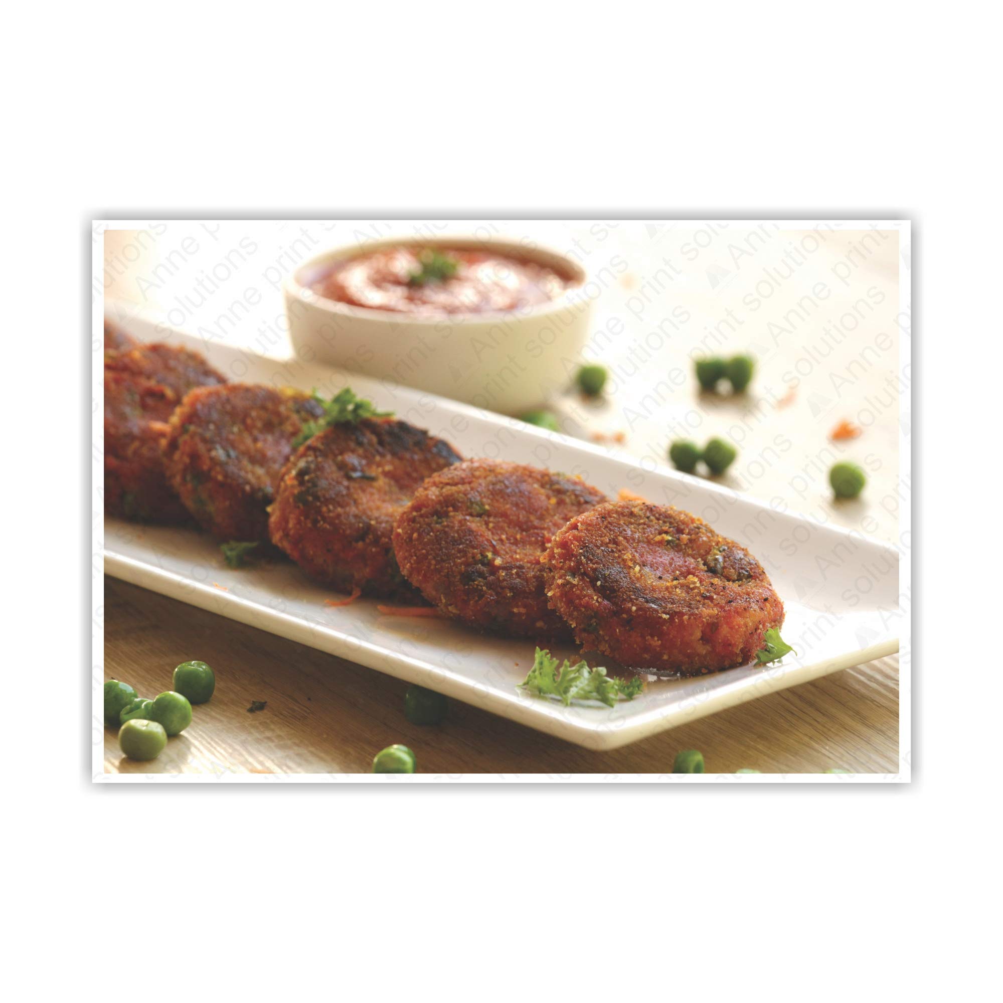 Anne Print Solutions® Vegetable Cutlet with Tomato Ketchup Food Wall ...