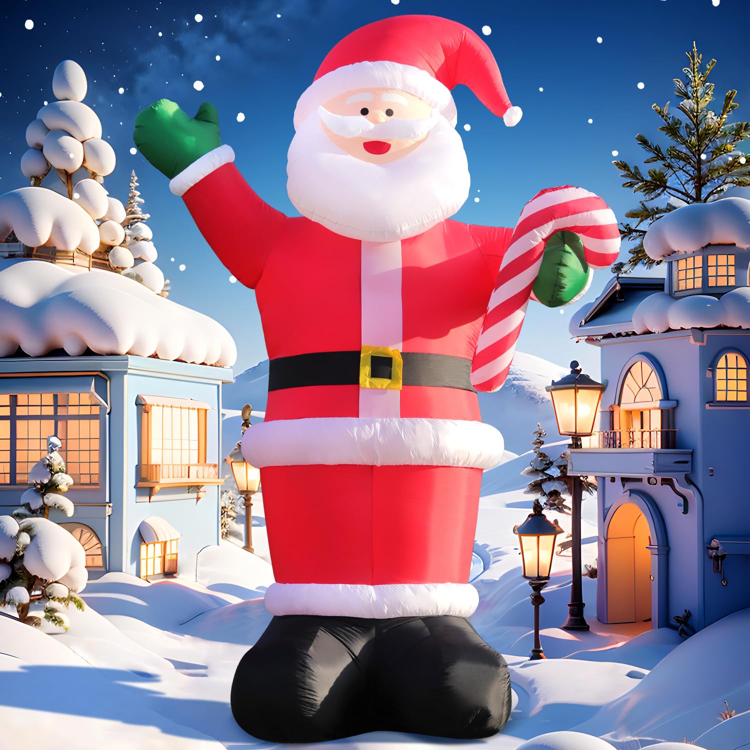 Amazon.com: DomKom 14 FT Huge Christmas Inflatable Outdoor Decoration ...