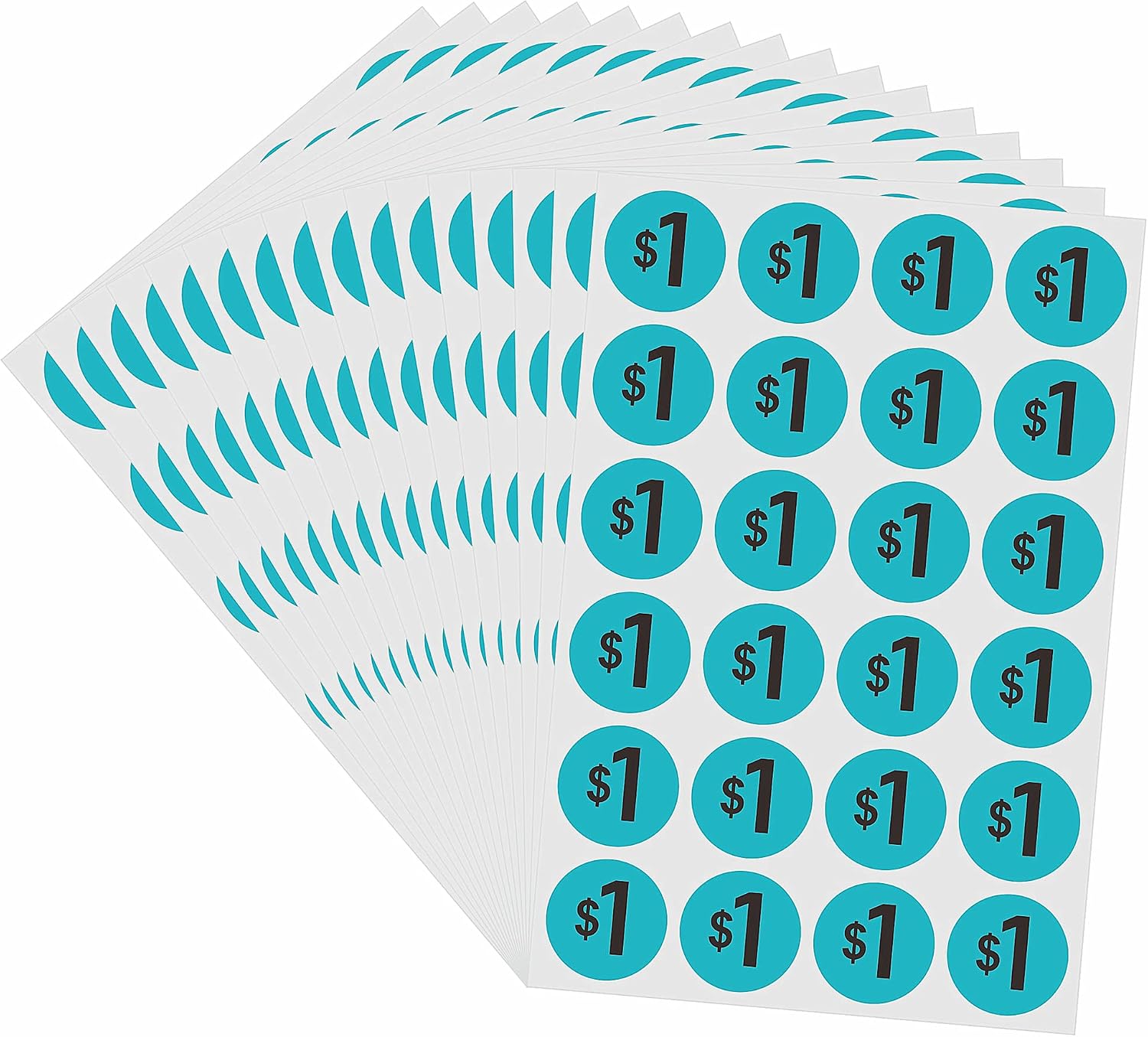 Hybsk 600 Count Garage Sale Price Stickers Yard Rummage Sale Labels 1 ...