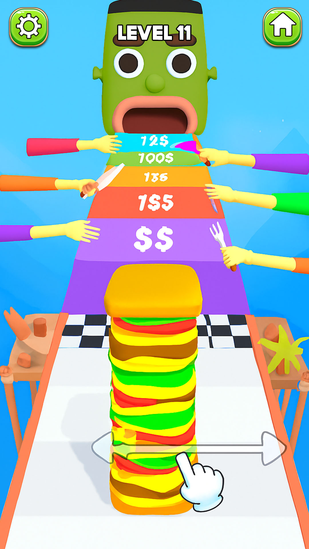 Sandwich Stack Runner: Crazy Bread Cooking Simulator 3D – Fun Food ...